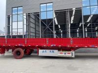 China Steel Side Wall Semi-Trailer 3axle 50 Tons Side Flip Trailer 12400X2500X3650mm for sale