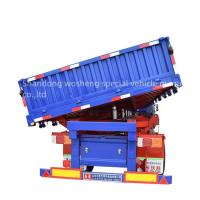 China Truck Trailer 3 Axles 40-100 Tons Side Dump Semi Trailer and Side Tipper Semi Trailer for sale