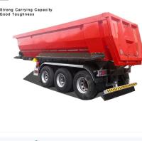 China Max Payload 40000 kg Semi-Trailer U-shaped Rear Dump Tipper Semi-Trailer for Truck for sale