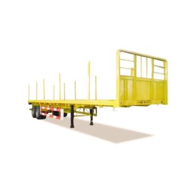China Wosheng Flat Bed Truck Trailer with 3.5