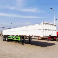 China Customization High Utility Side Wall Cargo Trailer For Truck Trailer Q345 Steel Metal for sale