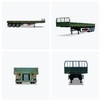 China Customization High Utility Side Wall Cargo Trailer For Truck Trailer Q345 Steel Metal for sale