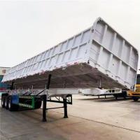 China 30-100 Ton Side Tipper Tipping Dump Trailer Dump Grain Semi Trailer for Truck Transport for sale