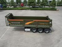 China Wosheng Customized 3 Axle Tri-Axle Rear Dump Semi Trailer with Max Payload 40000 kg for sale