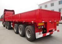 China Customizable 50T 3 Axle Side Wall Semi Trailer with 600mm and 800mm Side Plate Height for sale