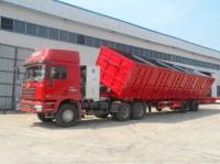 China Semi-Trailer Side Rollover Dump Tipper for Truck Trailer Stone Steel Sands Transportation for sale