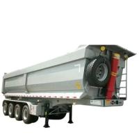China Max Payload 40000 kg U Shape Tipper Trailer for Truck from 20 Years Wosheng Semi-Trailer for sale