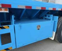 China Semi-Trailer 2 Axle 20FT 40FT Flat Bed Container Flatbed Truck Trailer Tire 12.00R22.5 for sale
