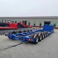 China Air Suspension Gooseneck Semi Trailer for Long-Distance Heavy Machinery Transportation for sale