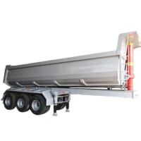 China Directly Sale 4/3 Axle Rear Dump Semi Trailer Tipper Trailer for Construction Usage for sale