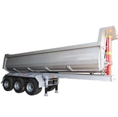 China Directly Sale 4/3 Axle Rear Dump Semi Trailer Tipper Trailer for Construction Usage for sale