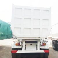 China Directly Sale 4/3 Axle Rear Dump Semi Trailer Tipper Trailer for Construction Usage for sale