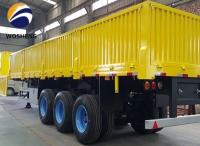 China 3 Axle Side Plate Trailer with 600mm 800mm 1200mm Heightening Side Wall for sale