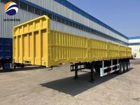 China 3 Axle Side Plate Trailer with 600mm 800mm 1200mm Heightening Side Wall for sale