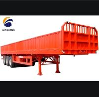 China 30 Tons and 60 Tons Load Capacity Side Wall Semi Trailer for Cargo Transportation for sale
