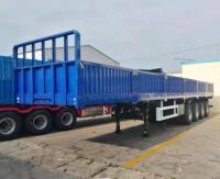 China Tri-Axle Hydraulic Lift Side Tipper Side Tipping Dump Semi-Trailer for Truck Trailer for sale