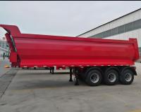 China 30cbm Rear Dump Semi Trailer for Construction Custom Color 3 Axle Tare Weight 8.5 Tons for sale