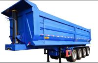 China 30cbm Rear Dump Semi Trailer for Construction Custom Color 3 Axle Tare Weight 8.5 Tons for sale