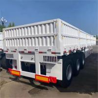 China 12400x2610x1550mm Semi-Trailer 3 Axle 4 Axle Fence Side Plate Truck Semi Trailer for sale
