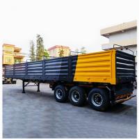 China 12400x2610x1550mm Semi-Trailer 3 Axle 4 Axle Fence Side Plate Truck Semi Trailer for sale
