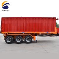 China Truck Trailer Heavy Duty U-Shape End Tipper Dump Semi Tipping Trucks for Bulk Cargo for sale