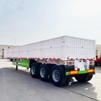 China 12400x2610x1550mm Semi-Trailer 3 Axle 4 Axle Fence Side Plate Truck Semi Trailer for sale