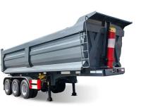 China Steel Semi-Trailer End Rear Dump Trailer for Heavy Duty 45 CBM Tipper Trailer U Shape for sale