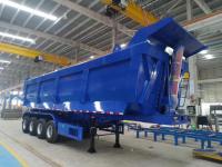 China Truck Trailer Rear Tipping Truck Trailers 4 Axles Rear Dump Semi Trailer for sale
