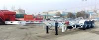 China Wosheng 3 Axle 20FT 40FT Container Skeleton Semi Trailer for Container Transportation for sale