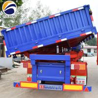 China 40tons Dump Semi-Trailer Tipper Tipping Side Truck Trailer with 2