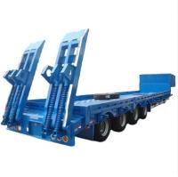 China 13000x3000x3300 Low Bed Semi Trailer for Heavy Duty Transportation from Super Truck for sale