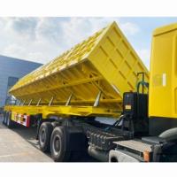 China 90 w mm*13/16 thickness mm*10Layer Leaf Spring Semi-Trailer for Bulk Cargo Transport for sale