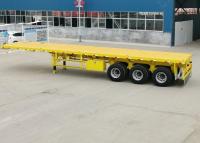 China 12500x2500x1600-3100mm Multi-axle Flatbed Truck Semi Trailer for Container Transport for sale