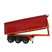 China 3 Axle 40 50 Ton Rear Dump Semi Trailer Tipper Trailers For Mineral Stone Transport for sale