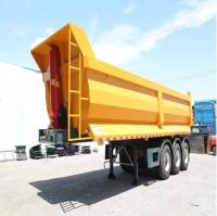 China 3 Axle 40 50 Ton Rear Dump Semi Trailer Tipper Trailers For Mineral Stone Transport for sale