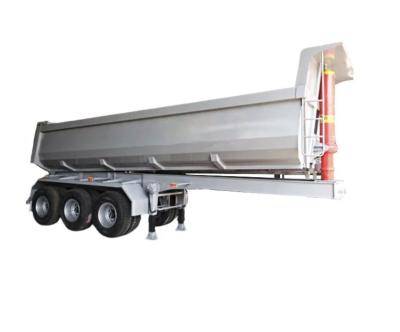 China Design 30-100 ton U Type Rear Dump Semi Trailer with Max Payload 30000 kg and Steel for sale