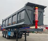 China Design 30-100 ton U Type Rear Dump Semi Trailer with Max Payload 30000 kg and Steel for sale