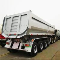 China Design 30-100 ton U Type Rear Dump Semi Trailer with Max Payload 30000 kg and Steel for sale