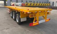 China Shipping Container Semi-Trailer with Mechanical Suspension and Customized Axle Number for sale