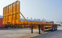 China Shipping Container Semi-Trailer with Mechanical Suspension and Customized Axle Number for sale