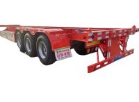 China King Pin 2.00/3.5 Inch Bolt In 40ft Container Steel Skeleton Semi Trailer for Truck for sale