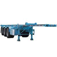 China 2/3/4 Axles 20-45 Feet Container Chassis Skeleton Semi Trailer Truck Trailer with Cheaper for sale