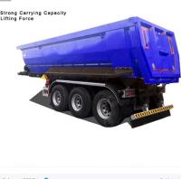 China 28t Heavy Duty Landing Gear Hydraulic Rear Dump Semi Trailer for Big Stone Transport for sale