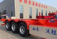 China 2/3/4 Axles 20-45 Feet Container Chassis Skeleton Semi Trailer Truck Trailer with Cheaper for sale