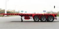 China Customizable 30-80 Tons Container Trailer Truck Flatbed Semi Trailer in Africa Market for sale
