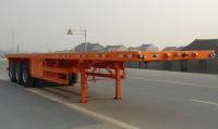 China Customizable 30-80 Tons Container Trailer Truck Flatbed Semi Trailer in Africa Market for sale