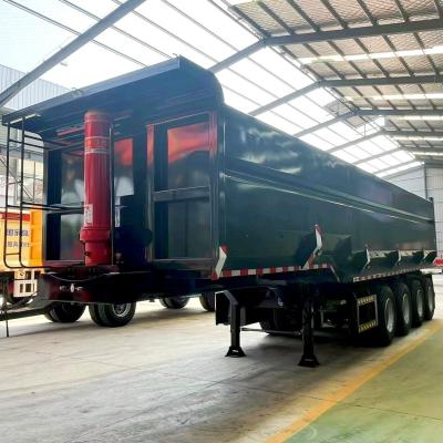 China High Strength 4 Axles 30-100 ton U Shape Rear Dump Truck Semi Trailer Axle 2*13T FUWA for sale