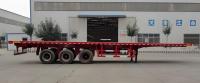 China Customizable 30-80 Tons Container Trailer Truck Flatbed Semi Trailer in Africa Market for sale