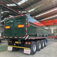 China High Strength 4 Axles 30-100 ton U Shape Rear Dump Truck Semi Trailer Axle 2*13T FUWA for sale