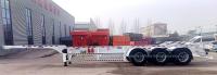 China Mechanical Suspension 20 or 40 feet Shipping Container Chassis Skeleton Truck Trailer for sale